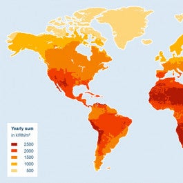 Map Of Solar Panel Effective